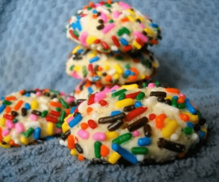 Rainbow Sprinkle Cookies - Cooking During Stolen Moments